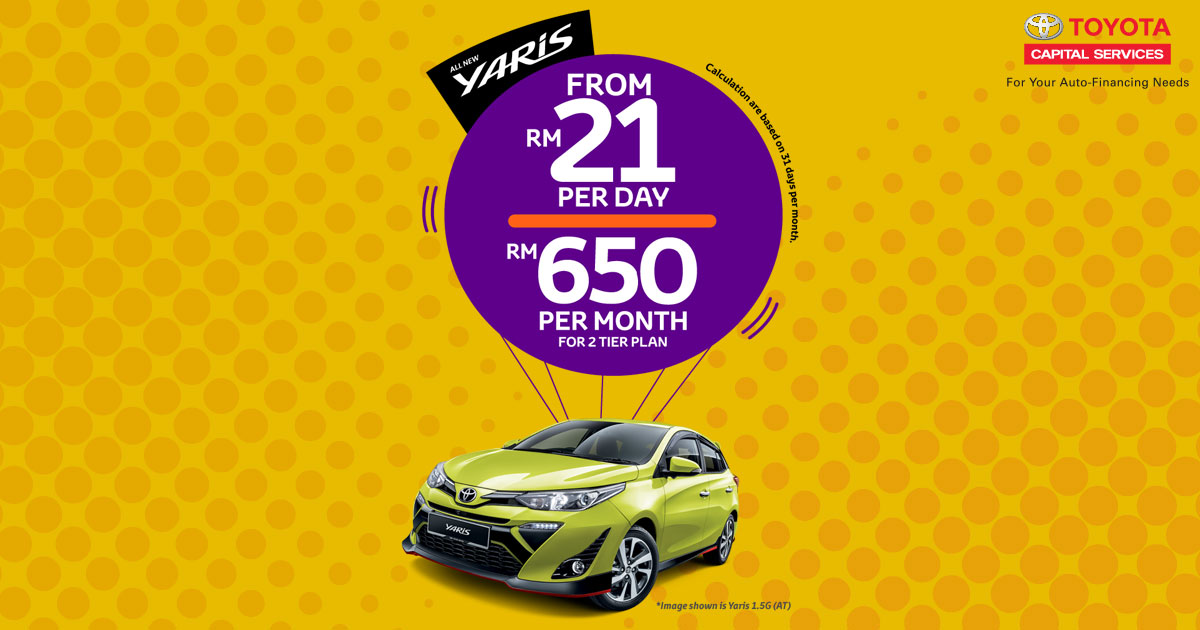 Toyota Capital Malaysia | The All-new Yaris at RM21 per day